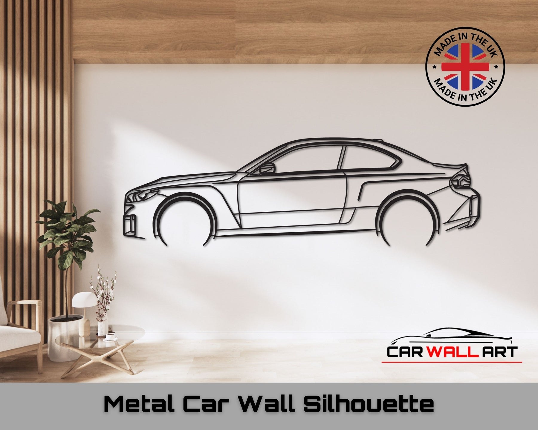 M2 G87 Coupe, Silhouette Metal Wall Art – CarWallArtUk